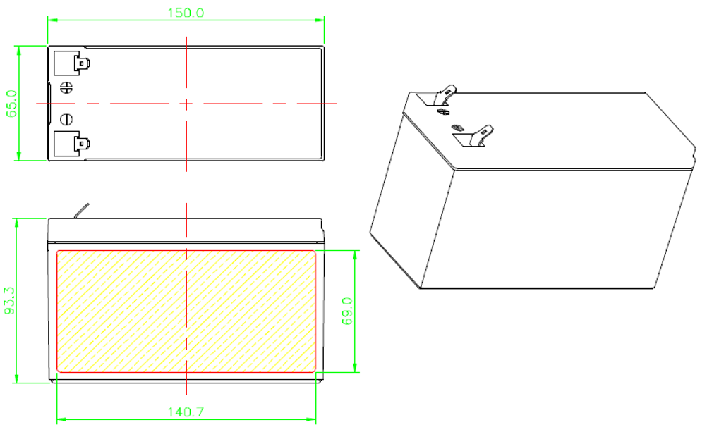 12.8V 7.2Ah 4S2P Lithium Battery-Custom Lithium ion Battery Pack ...