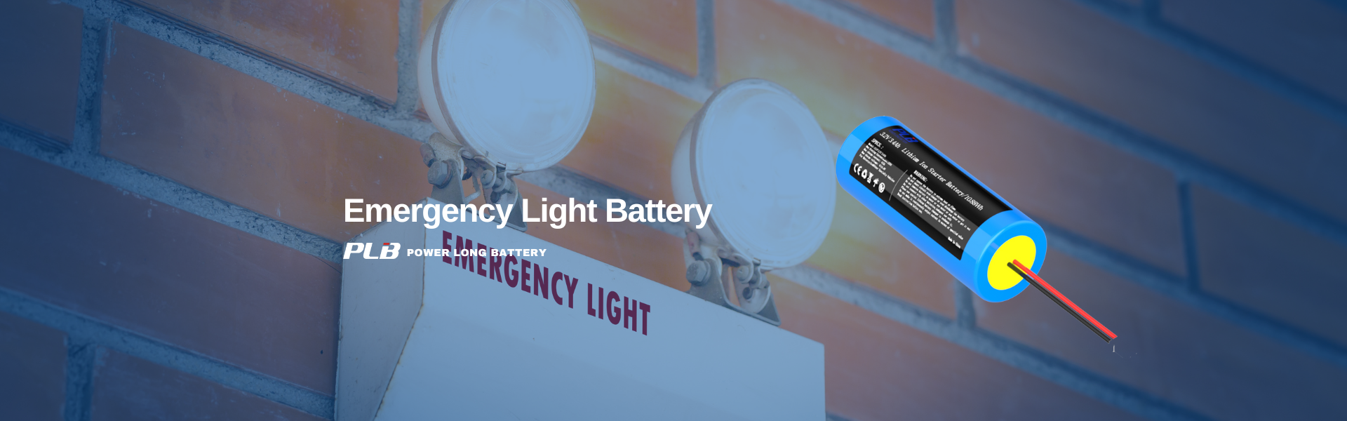 Emergency light battery-PLB battery