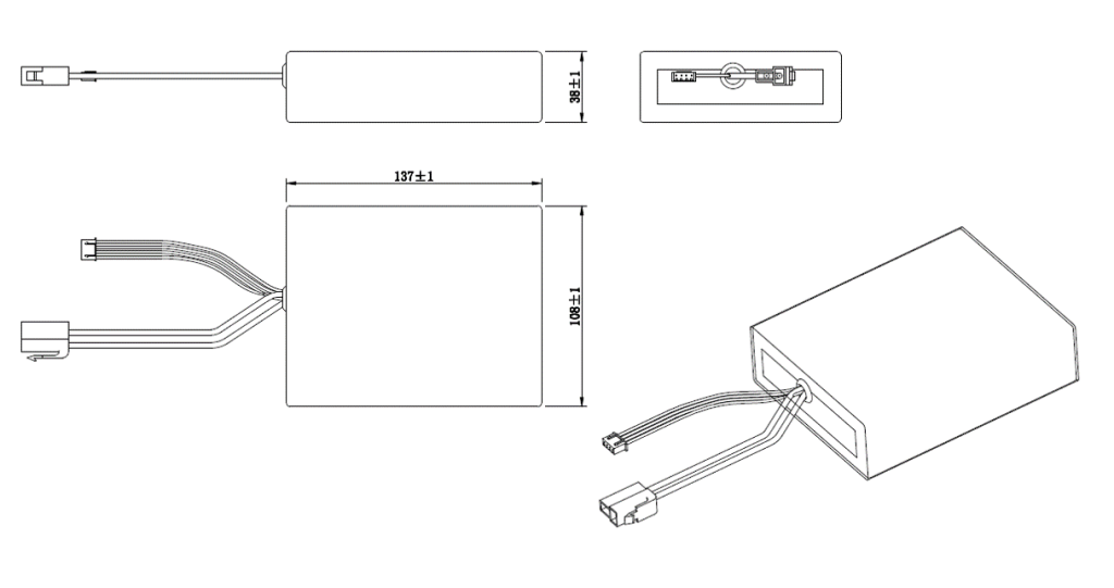 12.8V 6.6Ah 4S2P Off-grid Solar Battery-Custom Lithium ion Battery Pack ...