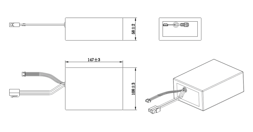 12.8V 13.2Ah 4S4P Off-grid Solar Battery-Custom Lithium ion Battery ...