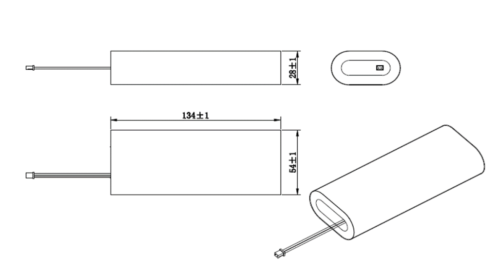 6.4V 6.6Ah 2S2P Off-grid Solar Battery-Custom Lithium ion Battery Pack ...