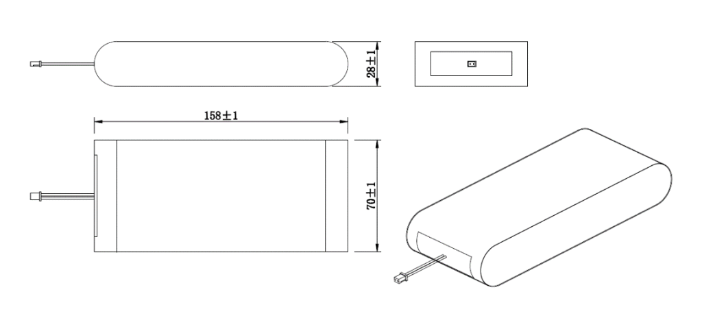 6.4V 9.9Ah 2S3P Off-grid Solar Battery-Custom Lithium ion Battery Pack ...