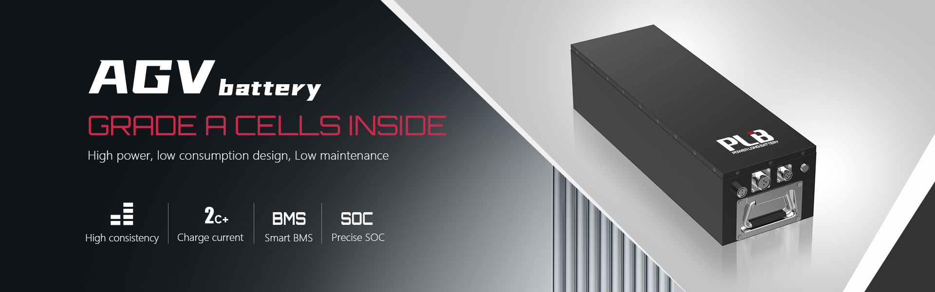 25.6V 43.2Ah 8S12P AGV Battery-PLB battery